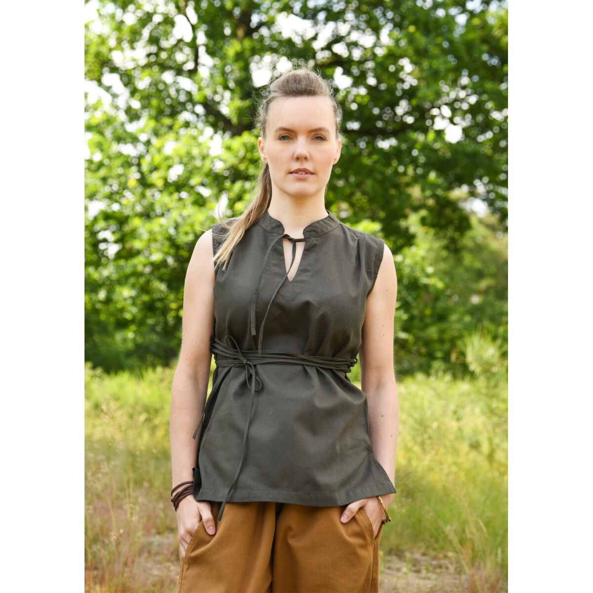 Mittelalter Bluse kaufen – Baumwolle & Leinen